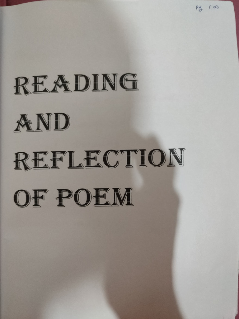 Reading and Reflection of Poem Vocation | PDF