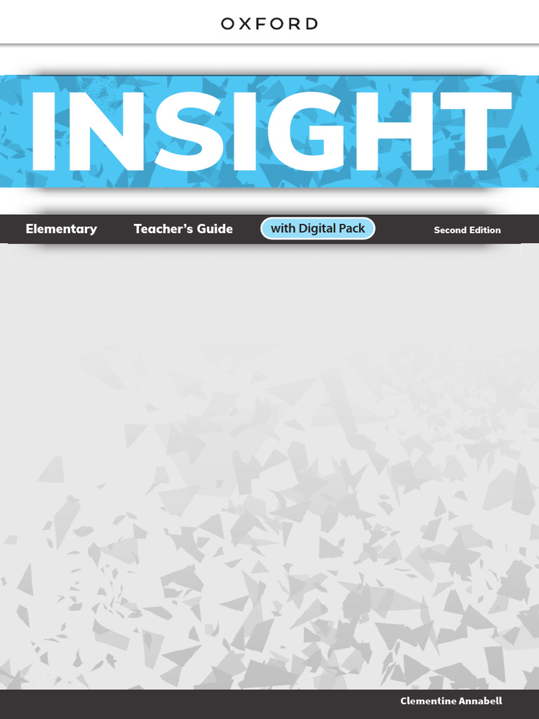 Insight2e Elementary Teachers Guidepdf | PDF | Learning | Educational Assessment