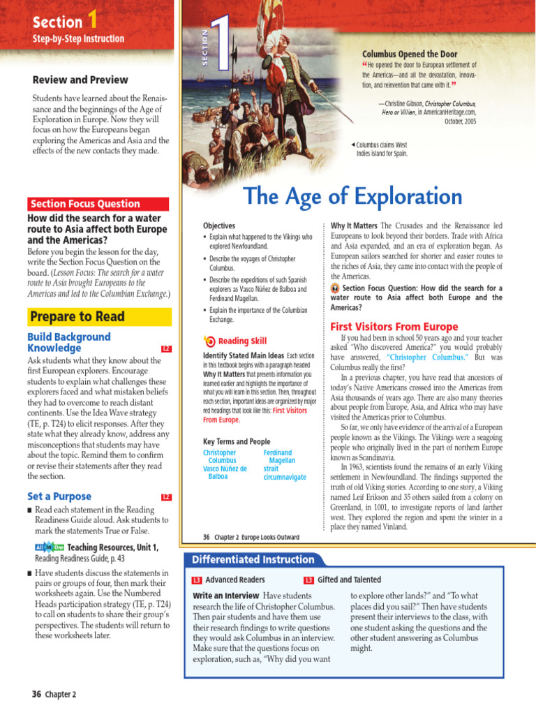 European Exploration and Columbus' Impact | PDF | Christopher Columbus ...