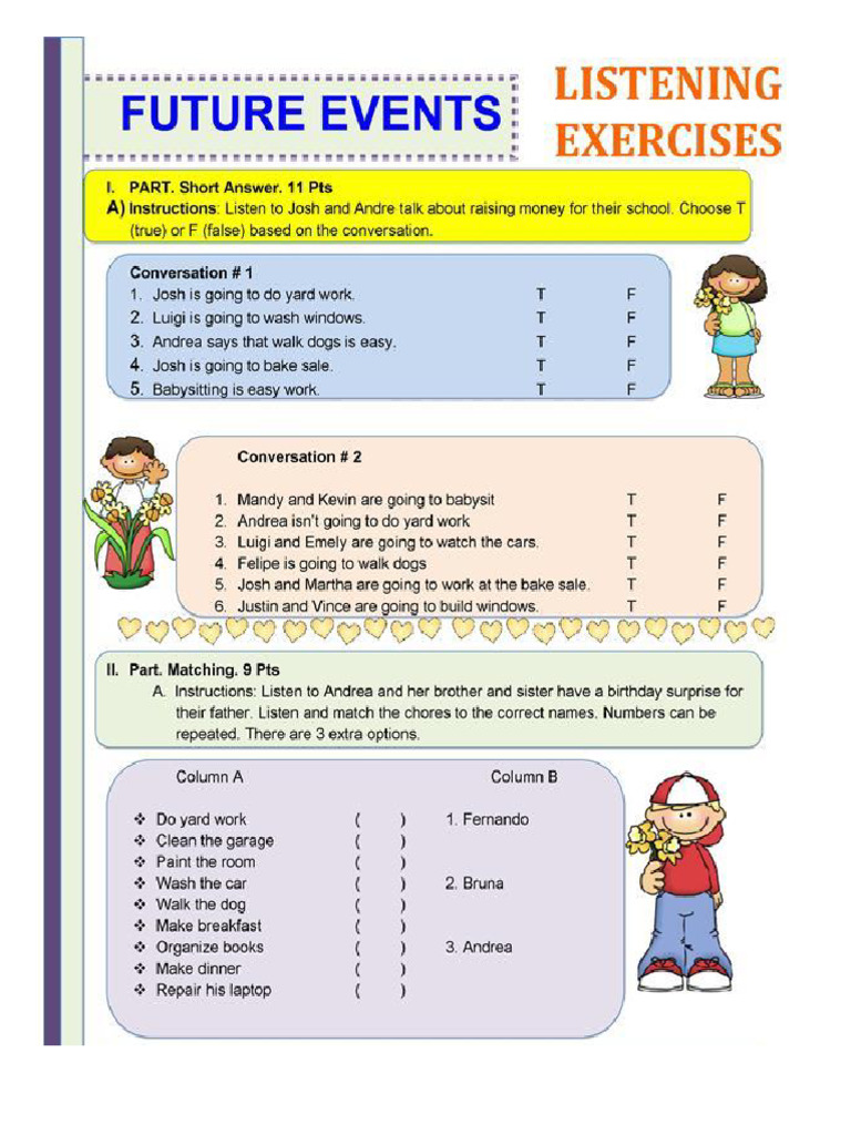 Going To Listening Exercise | PDF