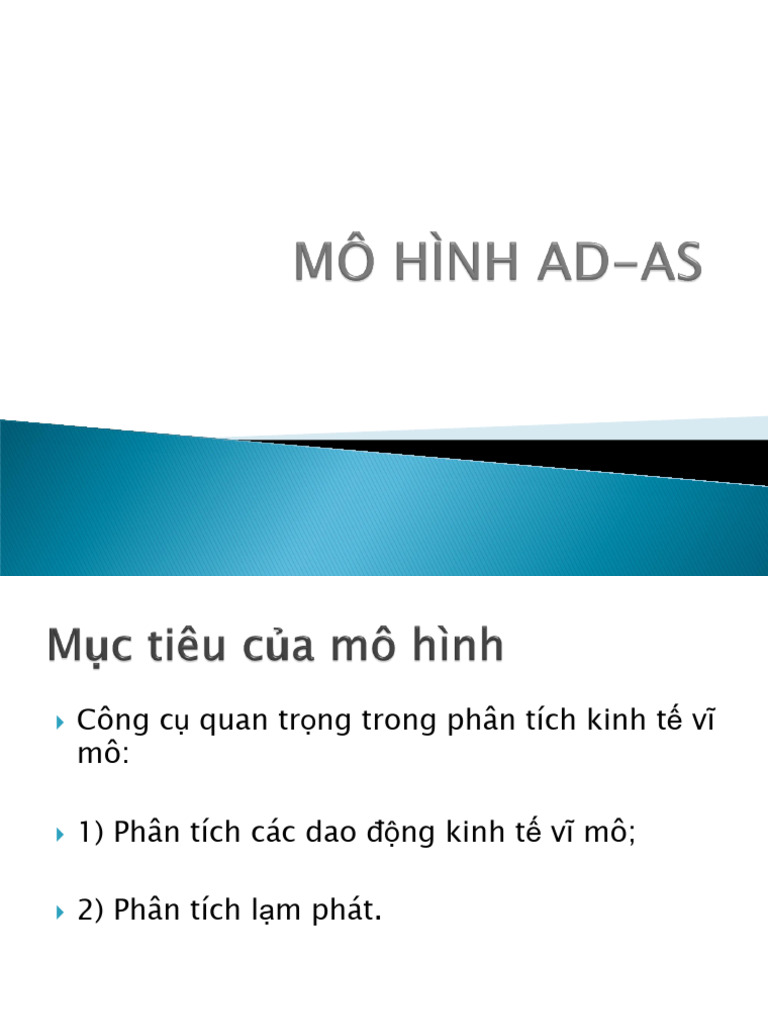Bai Giang 3 Mo Hinh AS-AD | PDF