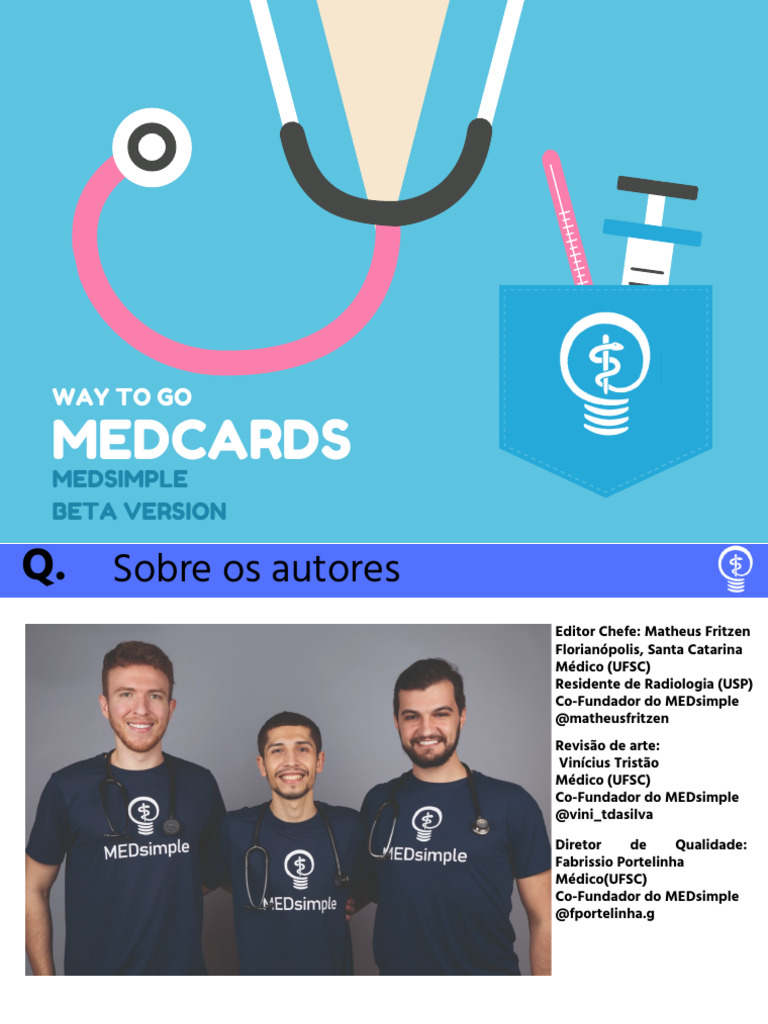 med-cards | PDF | Medicina Clínica | Especialidades médicas