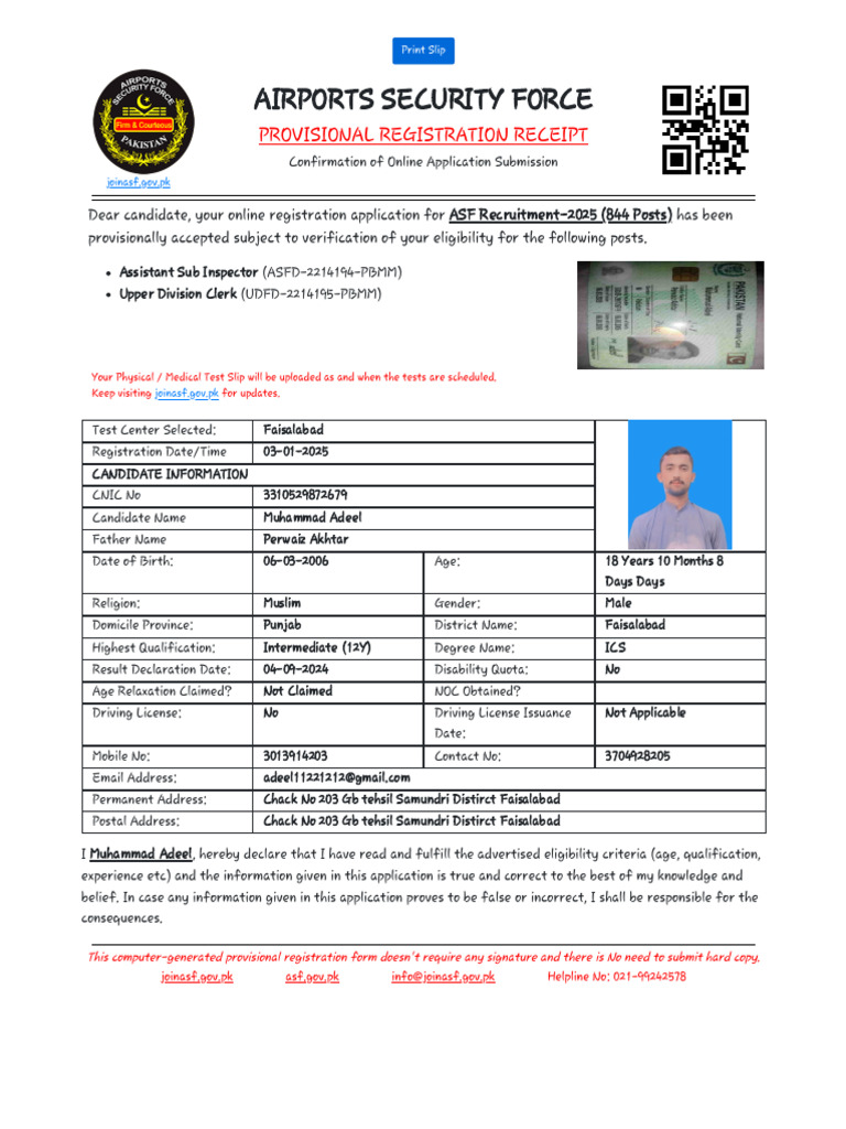 Airport Security Forces Adeel | PDF