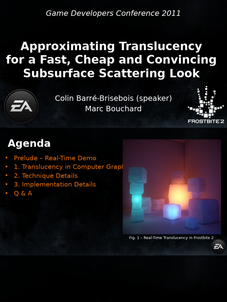 Colin BarreBrisebois Programming ApproximatingTranslucency | PDF | Texture Mapping | Graphics