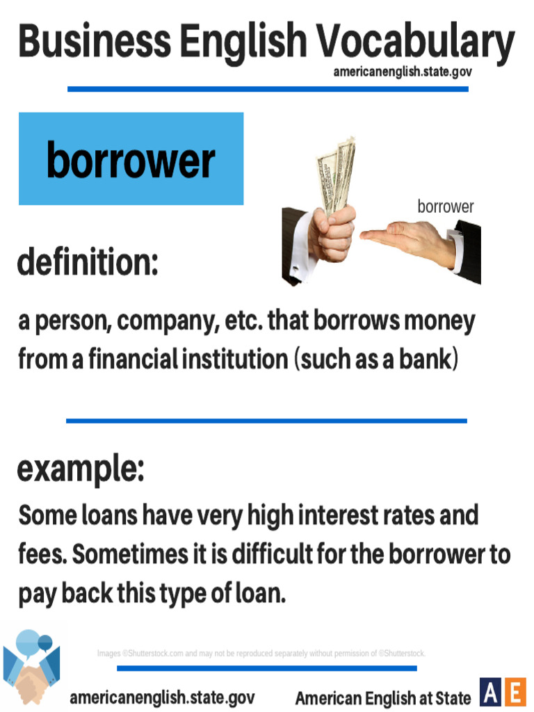 Business English - Borrower | PDF