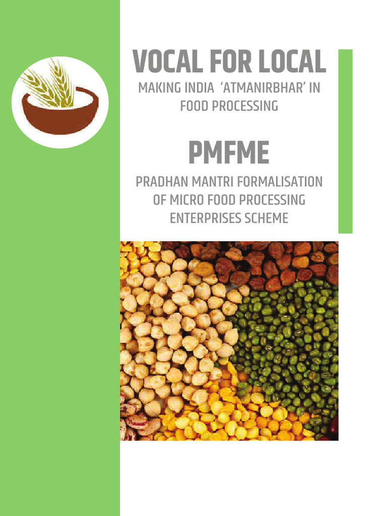 PMFME Scheme Overview and Benefits | PDF | Foods | Economy Of India