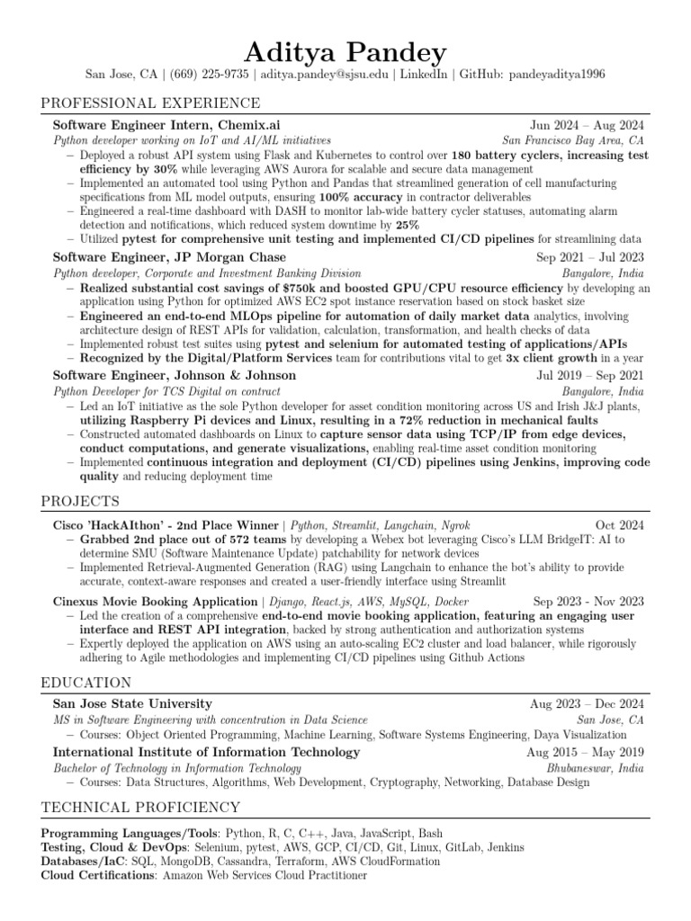 Aditya Pandey Net App Resume | PDF | Software | Computer Programming