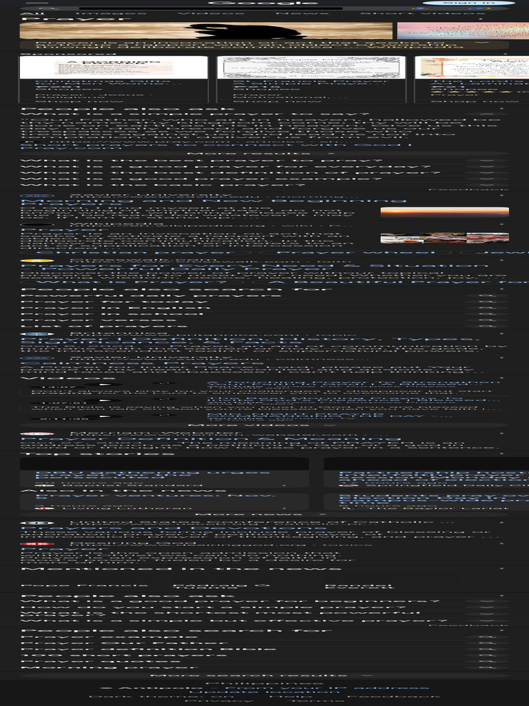 prayer - Google Search | PDF | Prayer | Lord's Prayer