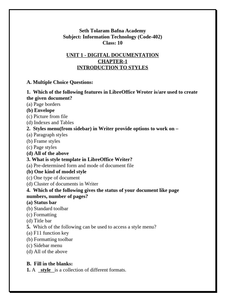 Ncert Solutions-Unit 1 - Digital Documentation-1 | PDF | Digital Image | Cursor (User Interface)
