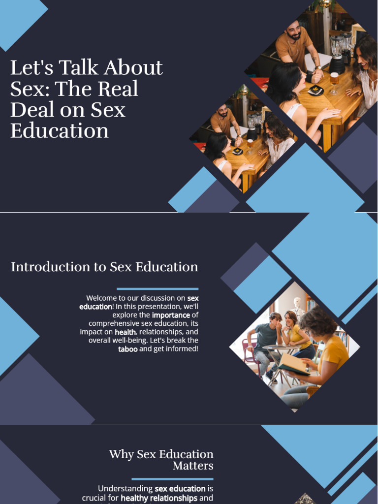 Importance of Comprehensive Sex Ed | PDF | Sex Education | Safe Sex