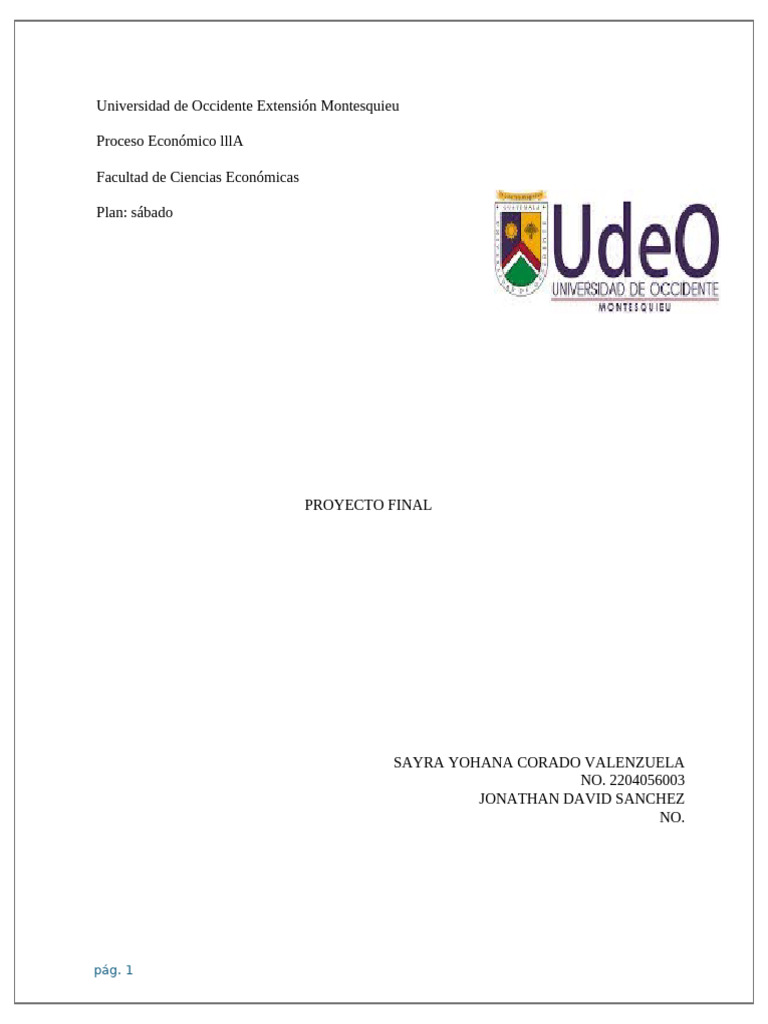 Proyecto Final Conta | PDF | Presupuesto | Business
