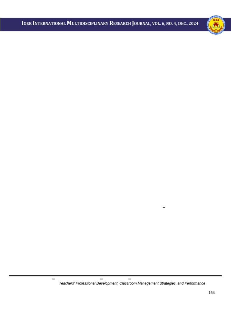 Teacher Development and Classroom Management | PDF | Teachers | Classroom Management