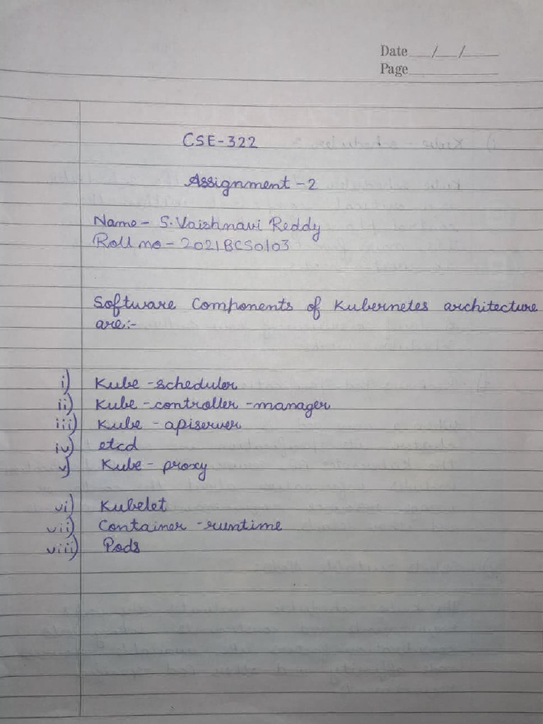 2021BCS0103 CSE322 Assignment2 | PDF
