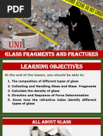 Forensic Glass Fracture Analysis Guide | PDF | Fracture | Impact Crater