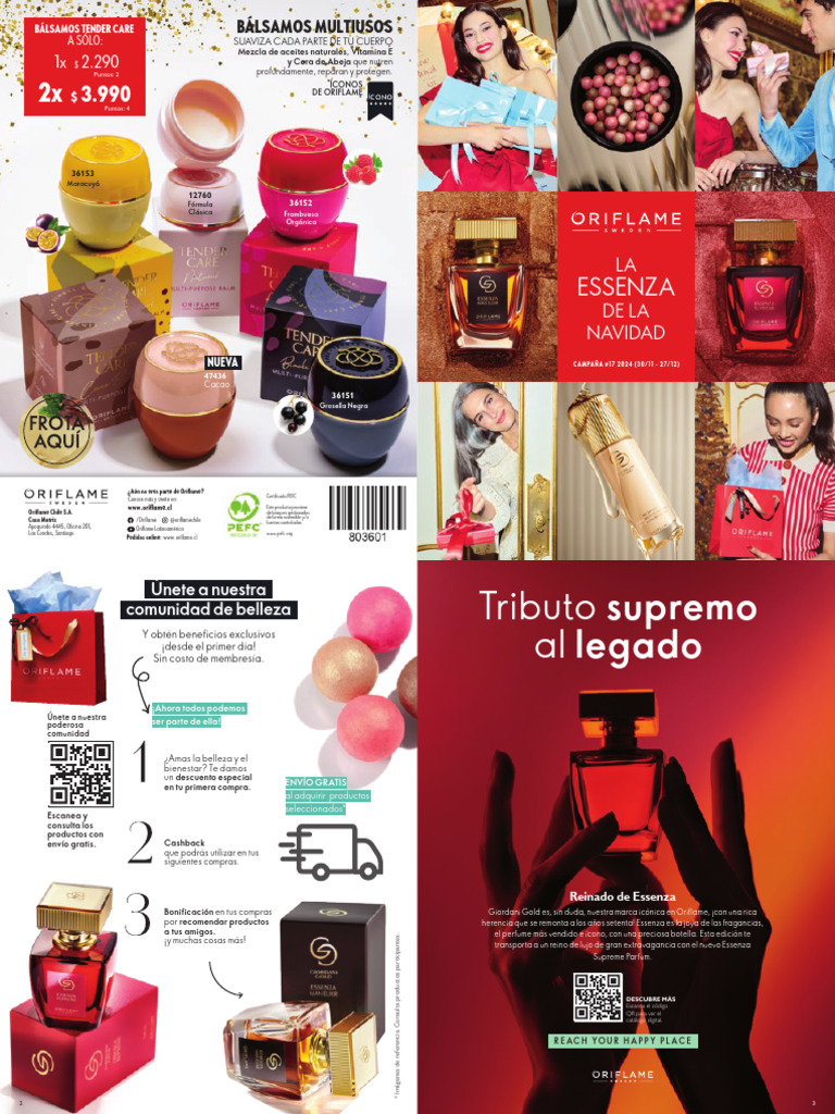 Ofertas de Navidad Oriflame 2024 | PDF