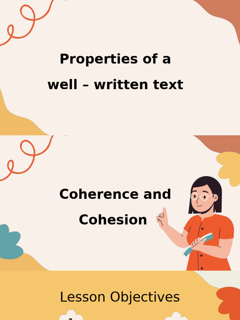 Cohesion and Cohesive | PDF | Sentence (Linguistics) | Essays