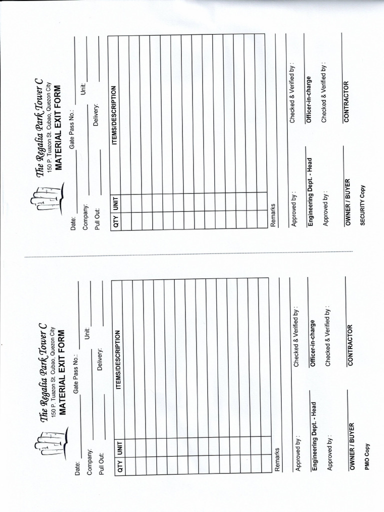 Pull-Out Form Regalia | PDF