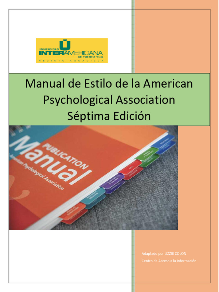Guía de Estilo APA: Citas y Referencias | PDF | Estilo apa | Comillas