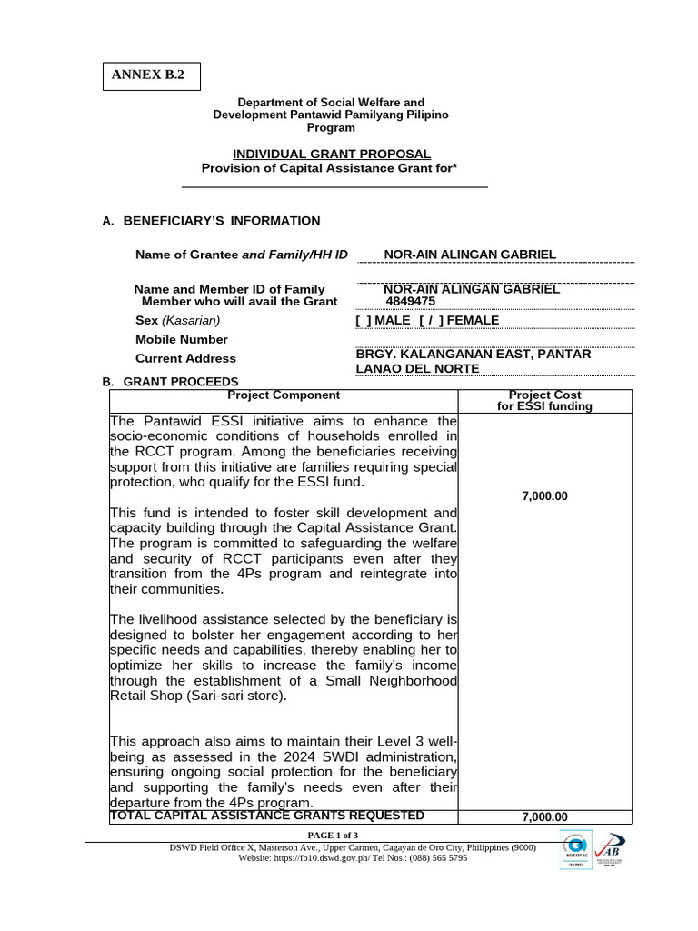 Edited - Nor-Ain Alingan Gabriel B2-Igp | PDF