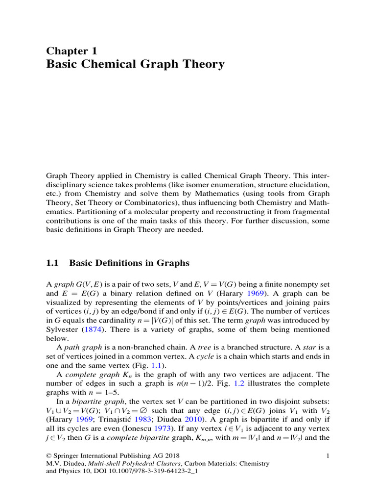 Introduction to Chemical Graph Theory | PDF | Matrix (Mathematics ...