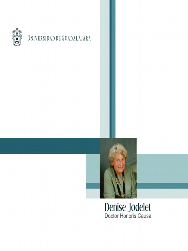 Influencia de Denise Jodelet en UDG | PDF | Sicología | Conocimiento