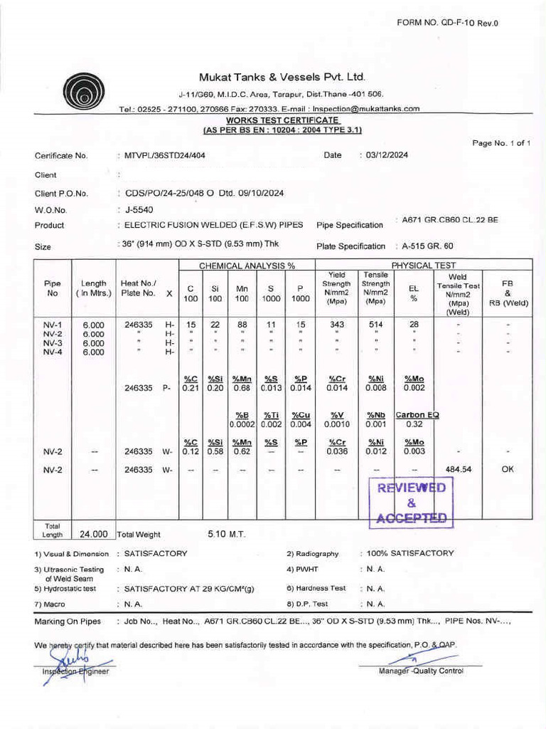 ONSHORE TC (INV NO.4737) (2) | PDF