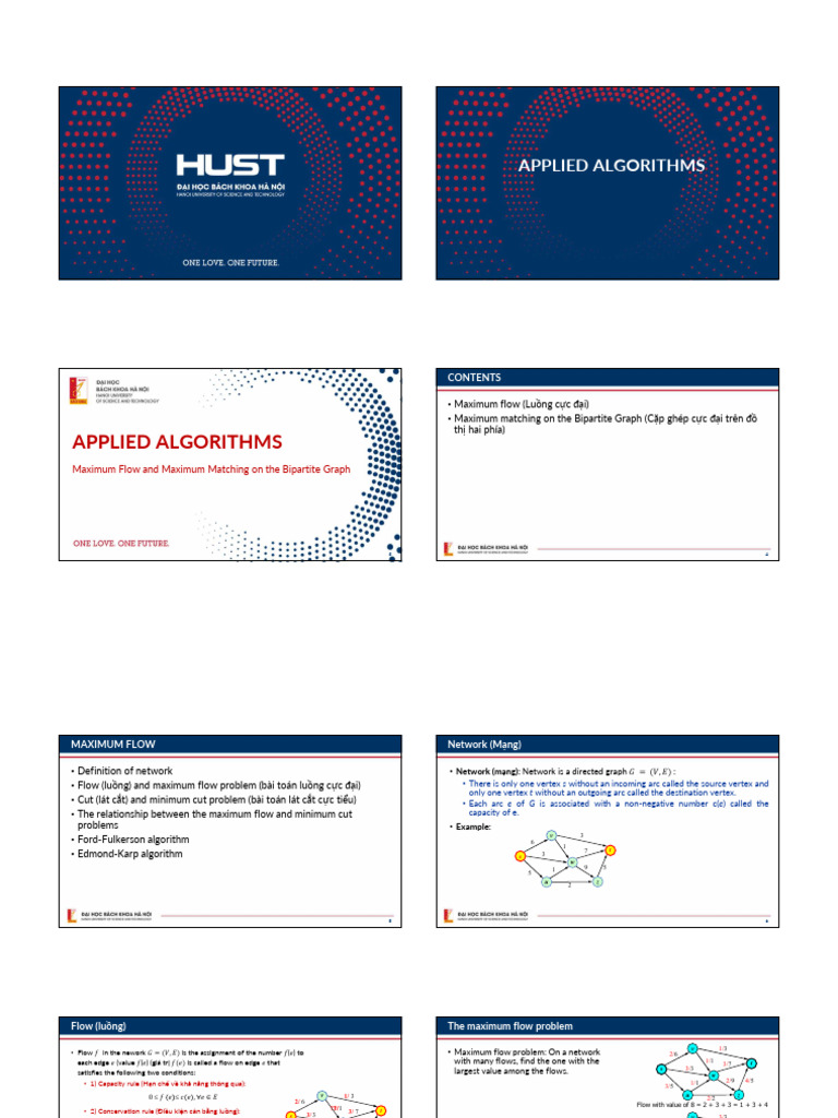Week12 Chap5 MaxFlow Max Matching Hungarian | PDF | Vertex (Graph Theory) | Algorithms And Data ...