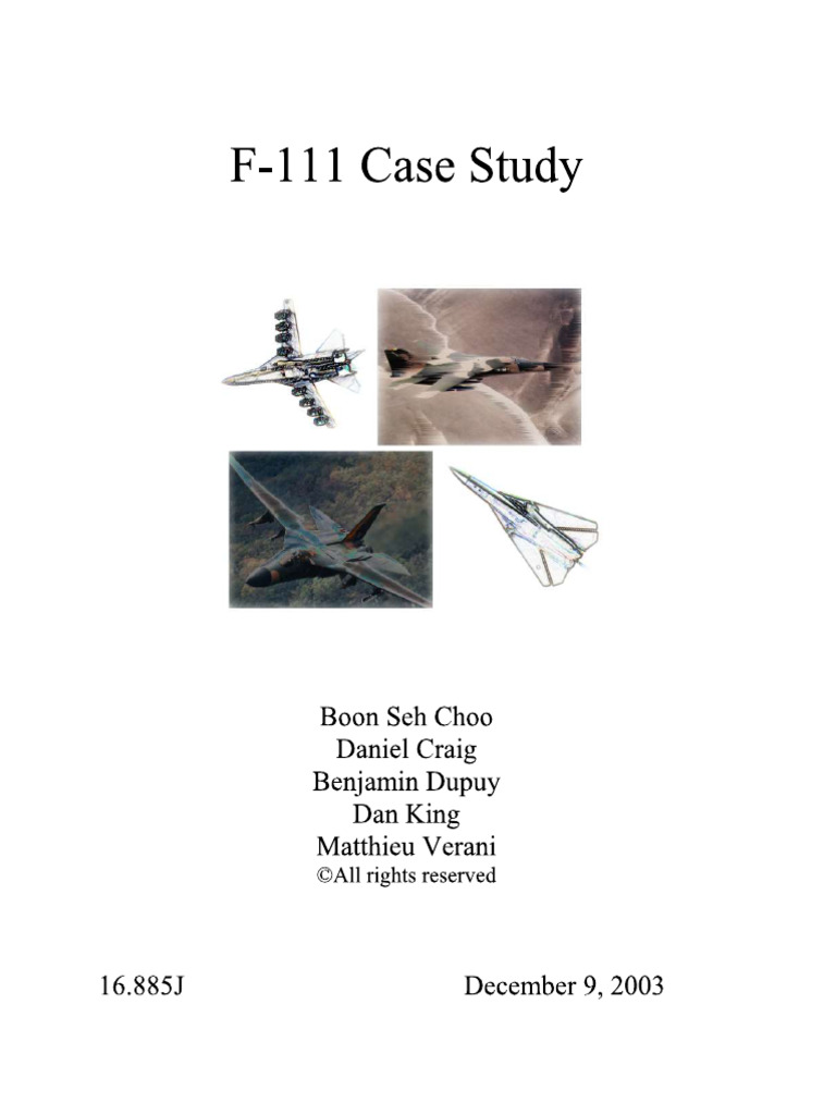 F-111 Case Study | PDF