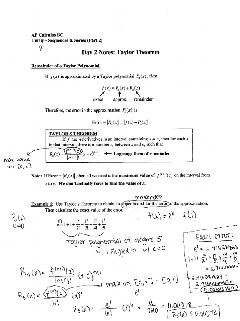 Unit 10 - Day 2 - Teacher Notes | PDF