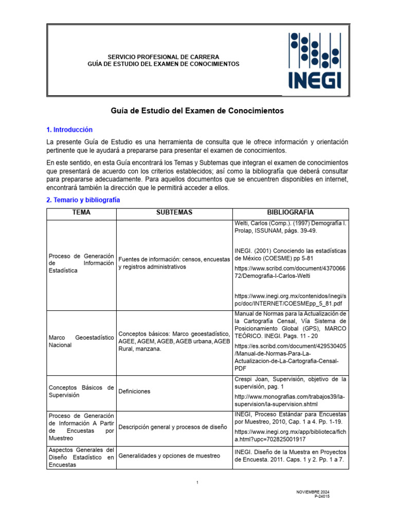Guía de Estudio para Examen SPC | PDF | Metodología de encuesta | Censo