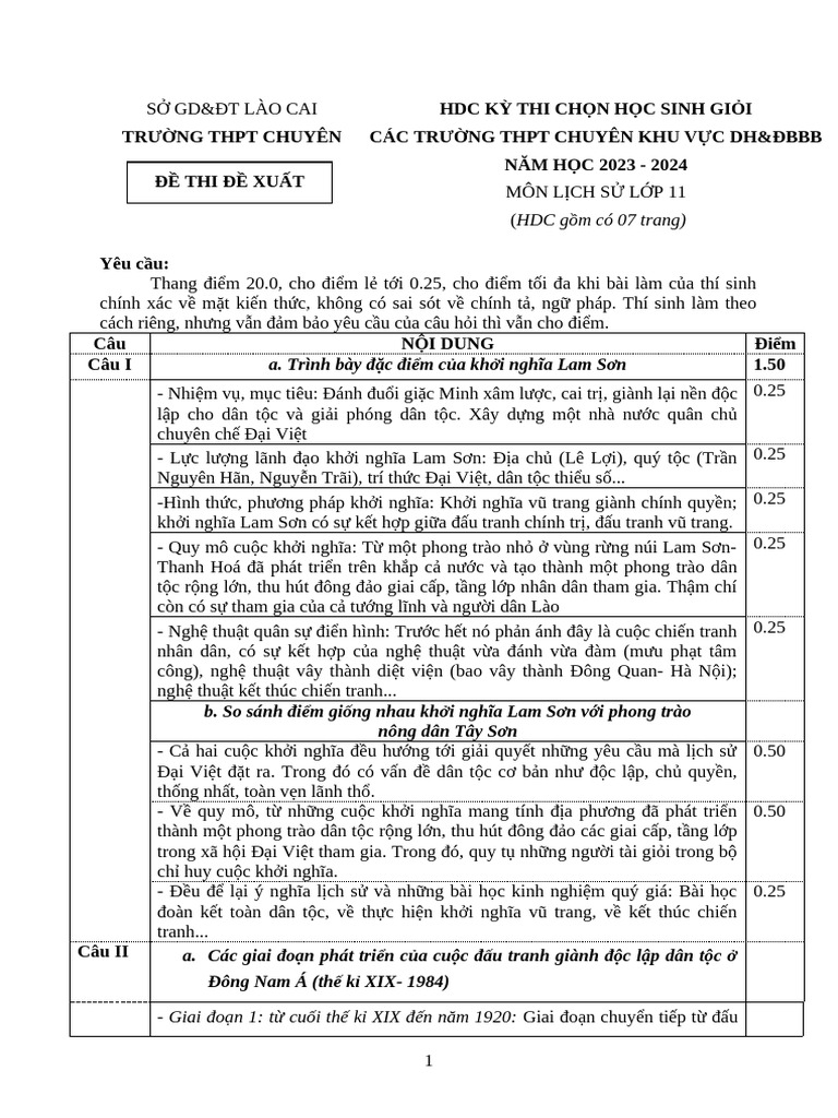 HDC Đề Thi DHBB.7. 2024 | PDF