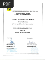 PTC - BSR.RVI.01 - BoreScope Visual Inspection Procedure (Rev.1) | PDF ...