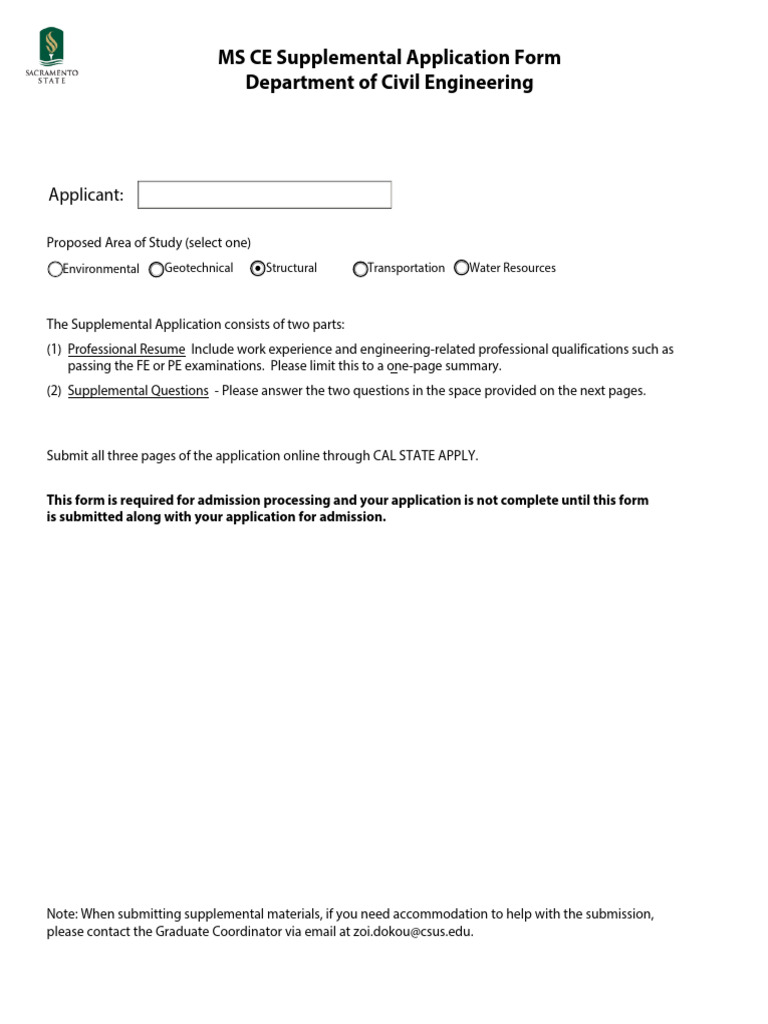 s25 and f25 Ce Grad Supplemental Form | PDF | Mathematics | Trigonometry