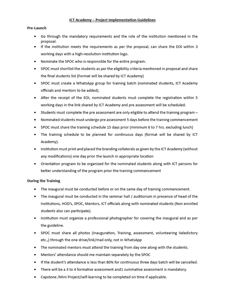 CSR SPOC guidelines- Bura Dinesh | PDF