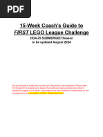 FLL Challenge 2024-25 Robot Game Rulebook EN Web | PDF