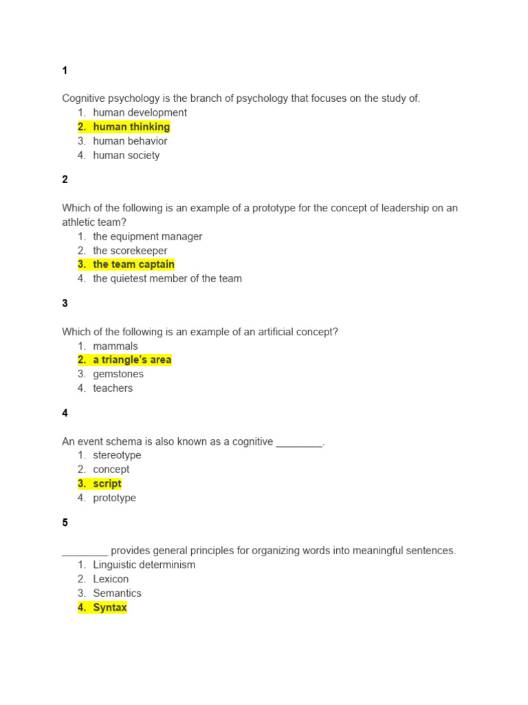 Chapter 7 Review Questions | PDF | Intelligence | Intelligence Quotient