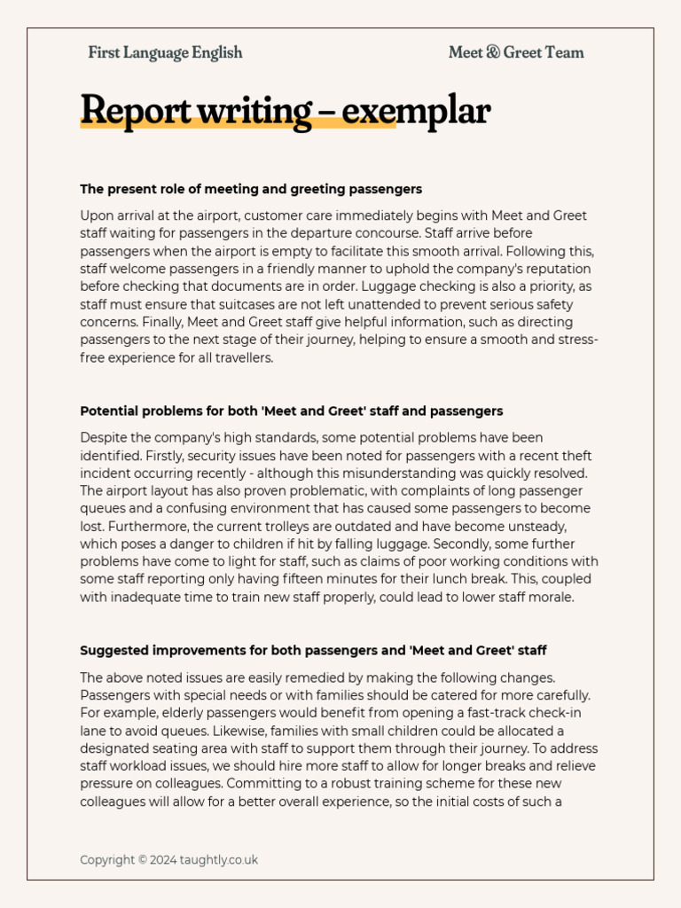 Report-Exemplar | PDF