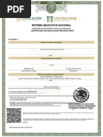 Certificado de Secundaria Erick | PDF