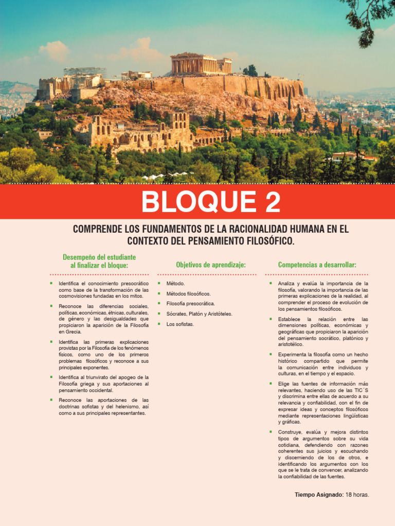 Bloque 2 Filosofía | PDF | Aristóteles | Platón