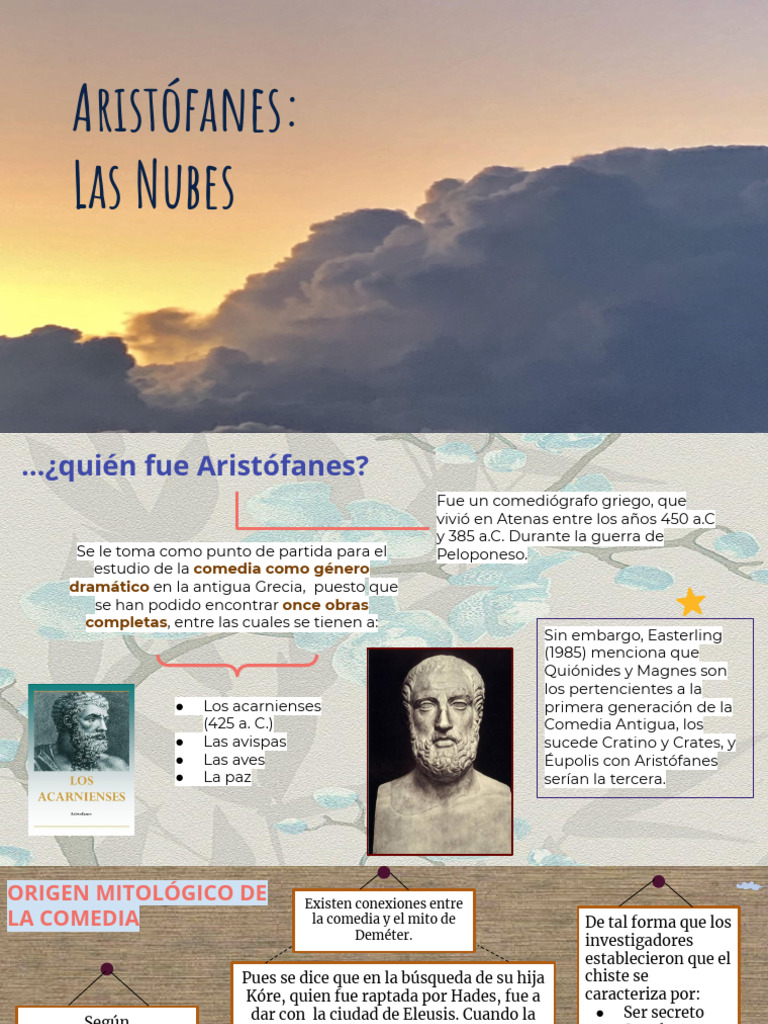 Aristófanes - Las Nubes | PDF | Aristófanes