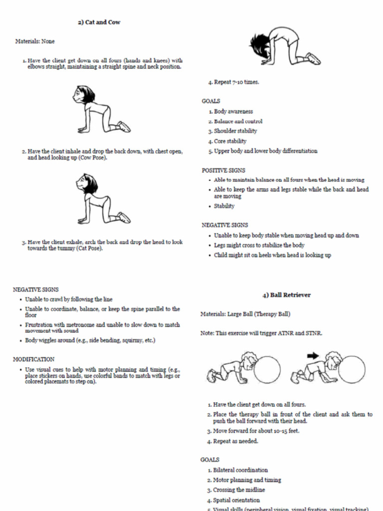 Integrating Primitive Reflexes Part-03 (Even) | PDF