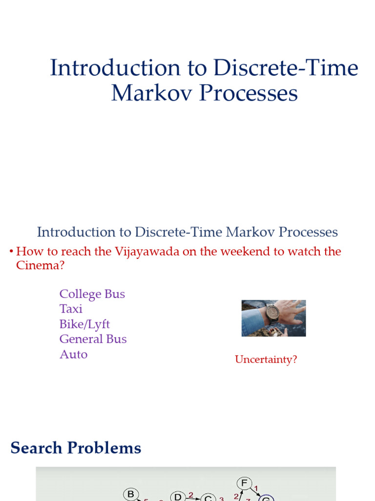 Intro to Markov Processes for Students | PDF | Markov Chain | Statistical Theory