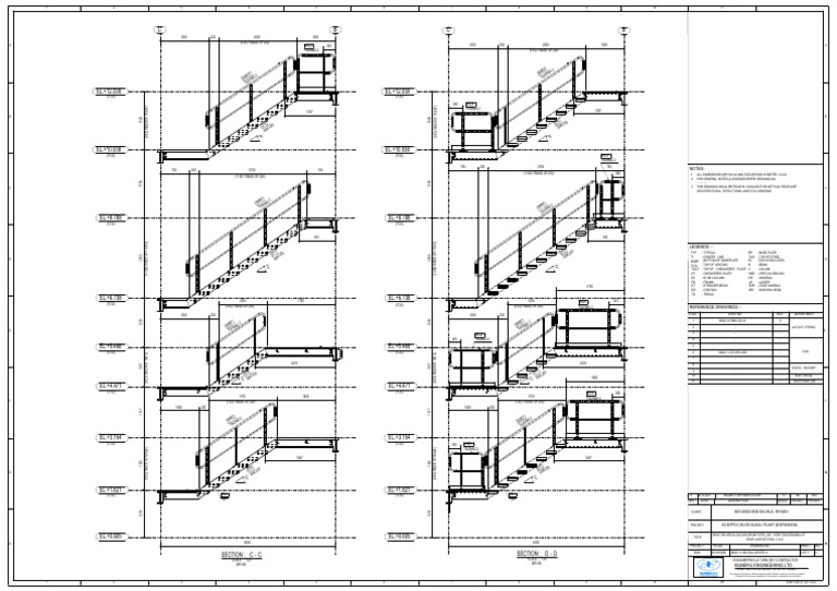 Er-11 - Stair Case Section - C & D | PDF | Stairs | Garden Features
