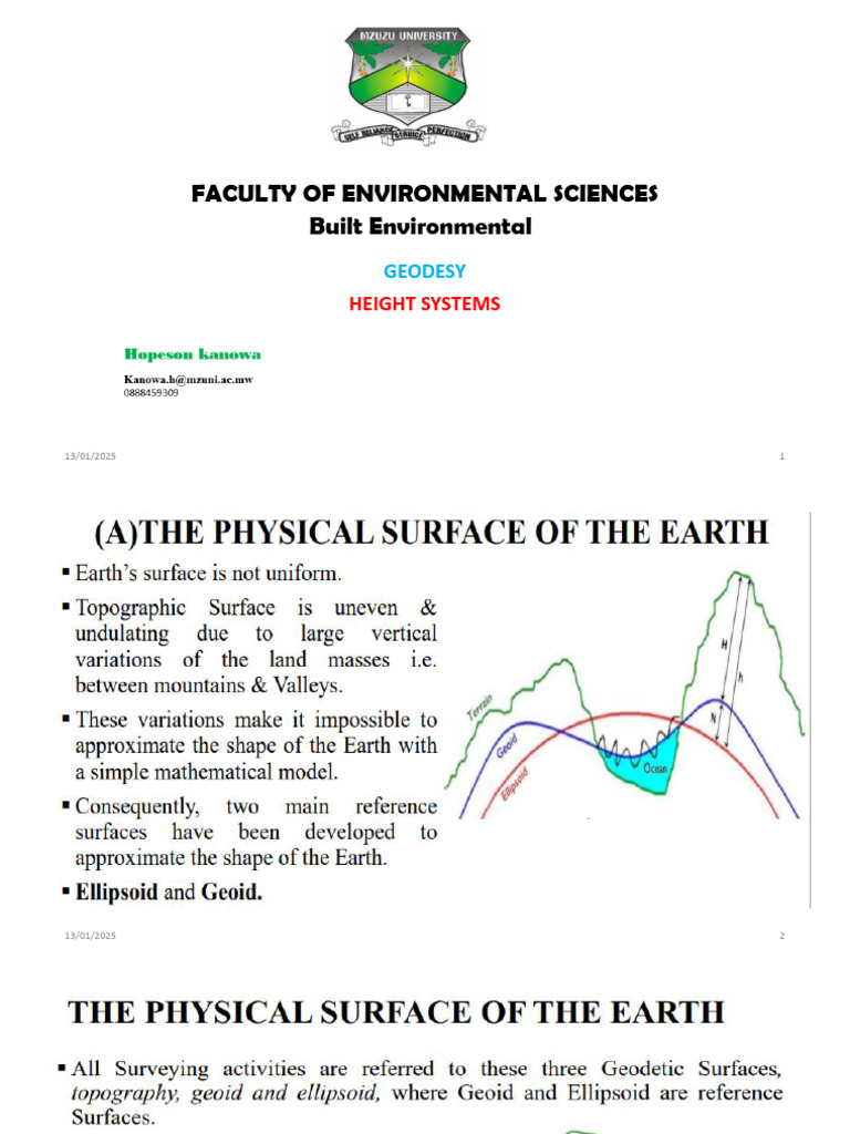 Height Systems Mzuni | PDF