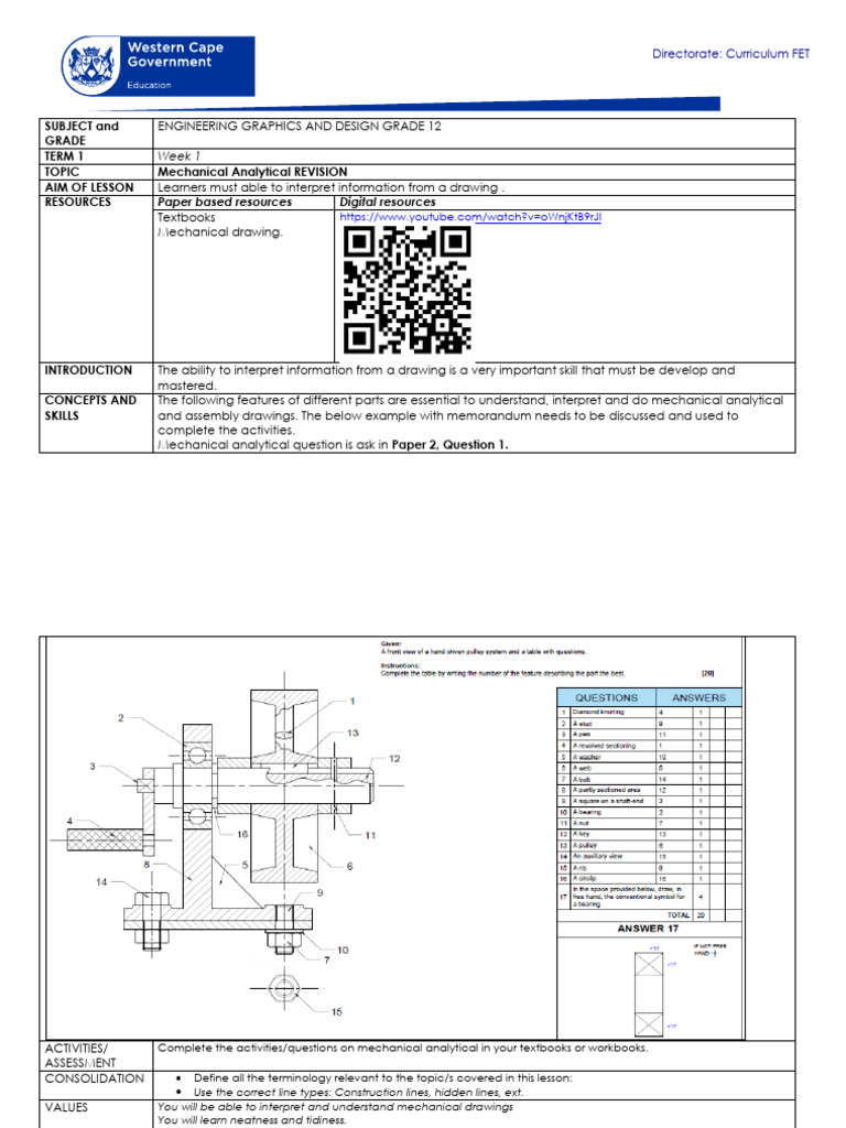 Egd Grade 12 T1 W - 2021 | PDF
