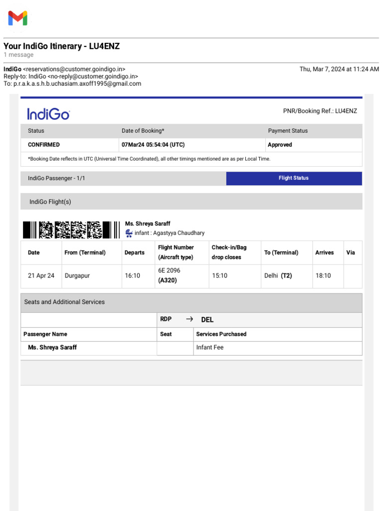 Shreya and 1 Inft (Rdp-Del) | PDF