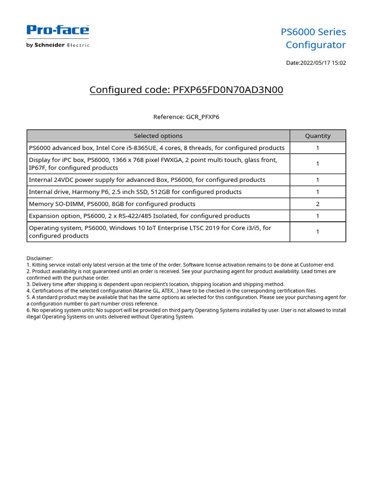 Harmony P6 Configurator Overview | PDF | Operating System | Computer ...