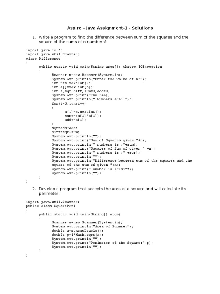 Java Assignment 1 | PDF | Profit (Accounting) | Teaching Mathematics