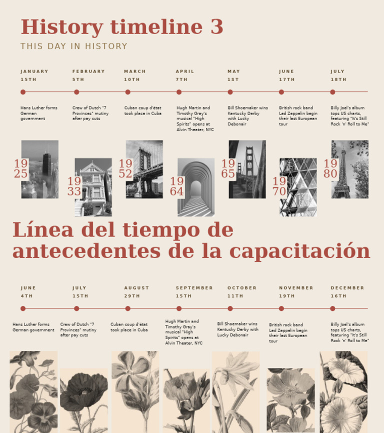 History and Milestone Timeline | PDF