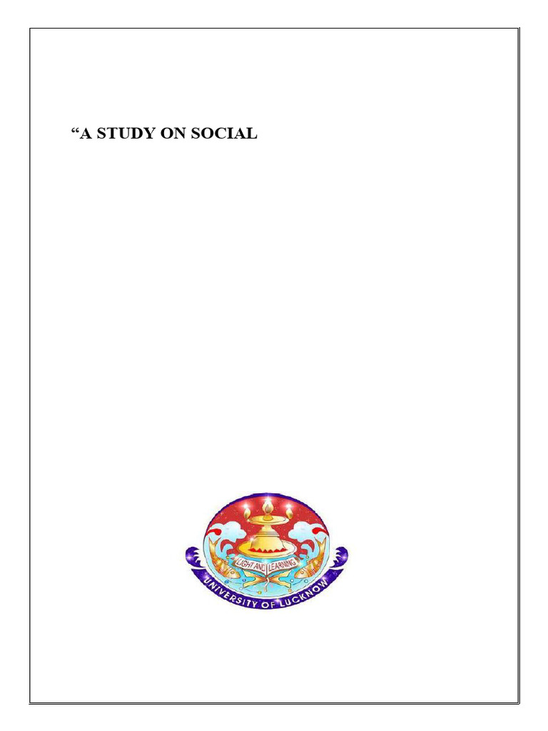 A STUDY ON SOCIAL MEDIA MARKETING AT INTERNSHALA PDF Consumer